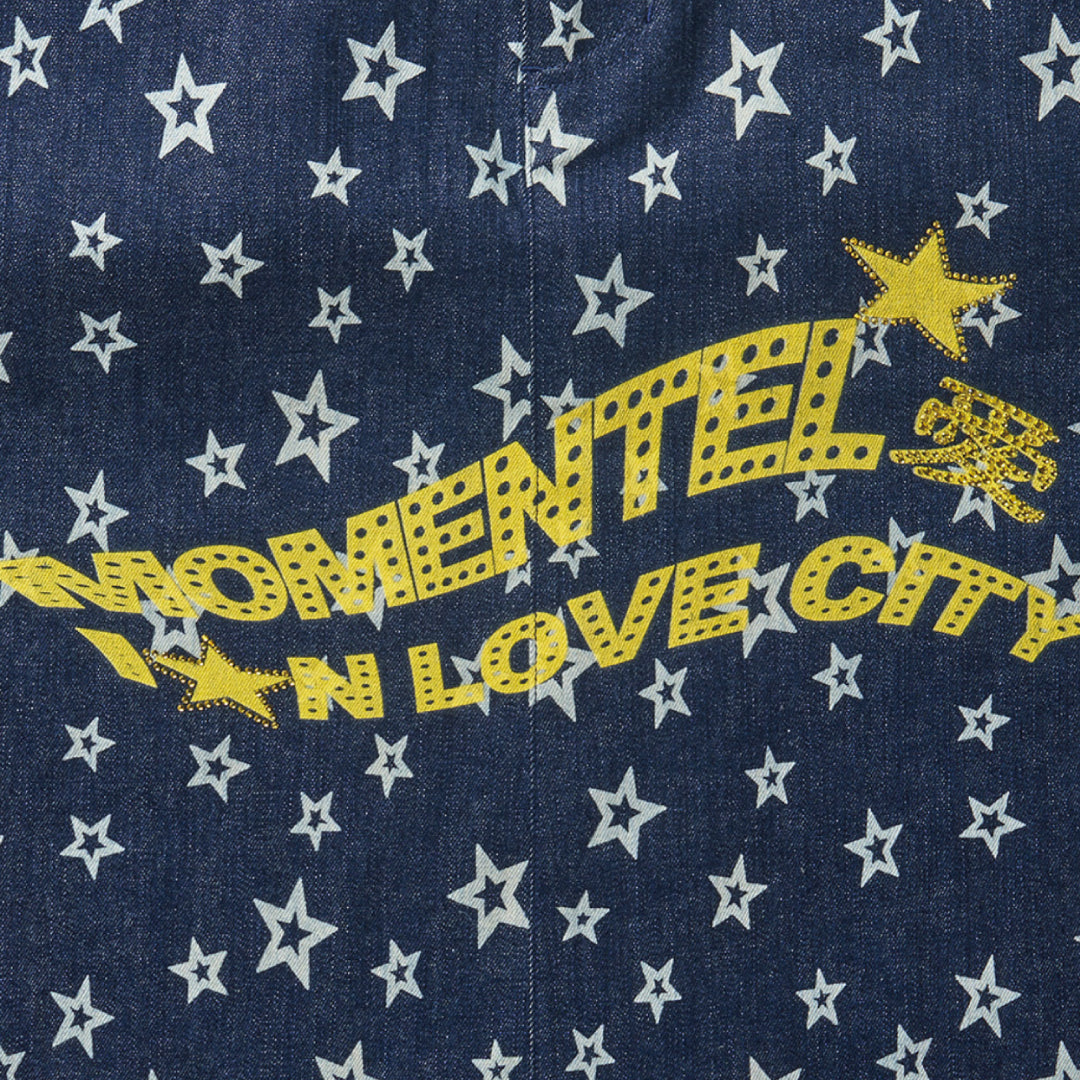 STAR LOVE CITY DENIM SKIRT – NOU-KON