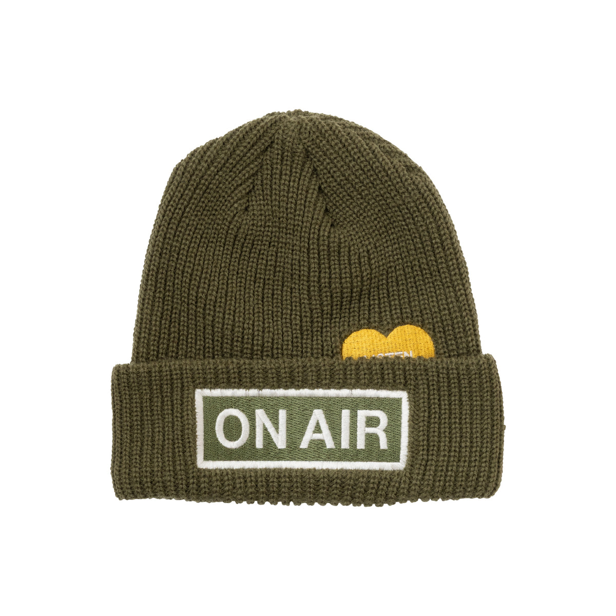 ON AIR BASIC LOGO CUFF BEANIE｜ARMY – NOU-KON