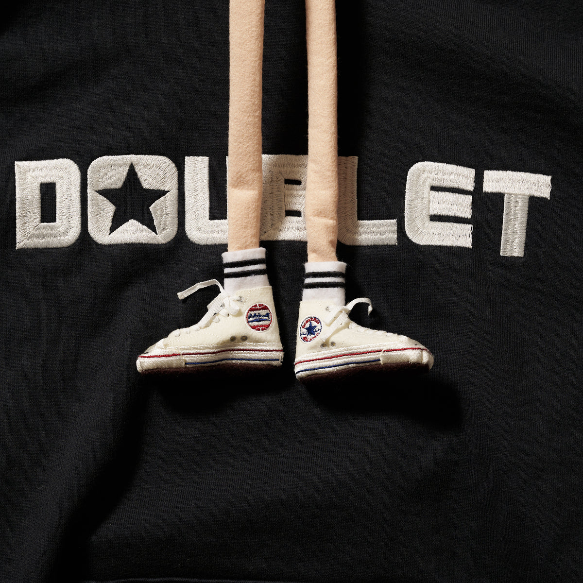 JACK PARCELL ALLSTER" EMBROIDERY HOODIE｜BLACK – NOU-KON