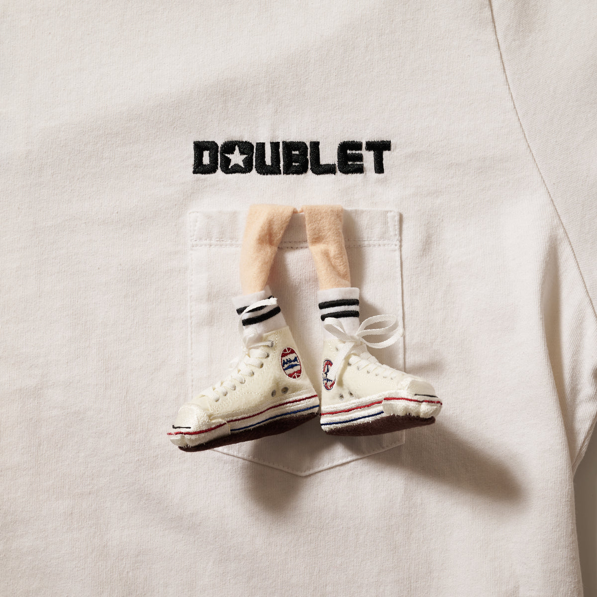 JACK PARCELL ALLSTER" EMBROIDERY T-SHIRT｜WHITE – NOU-KON